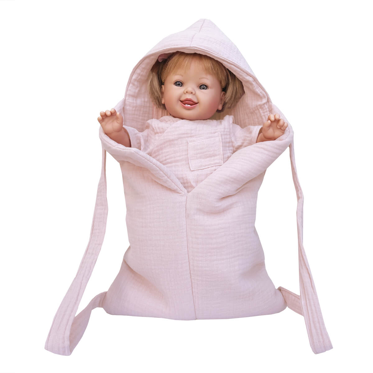 Boneca de rabo de porco Emma BOBBLE rosa 42 cm - Conforama