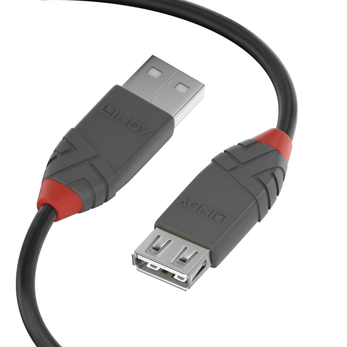 Cabo USB LINDY 36701 Preto 50 cm (1 Unidade) - Conforama