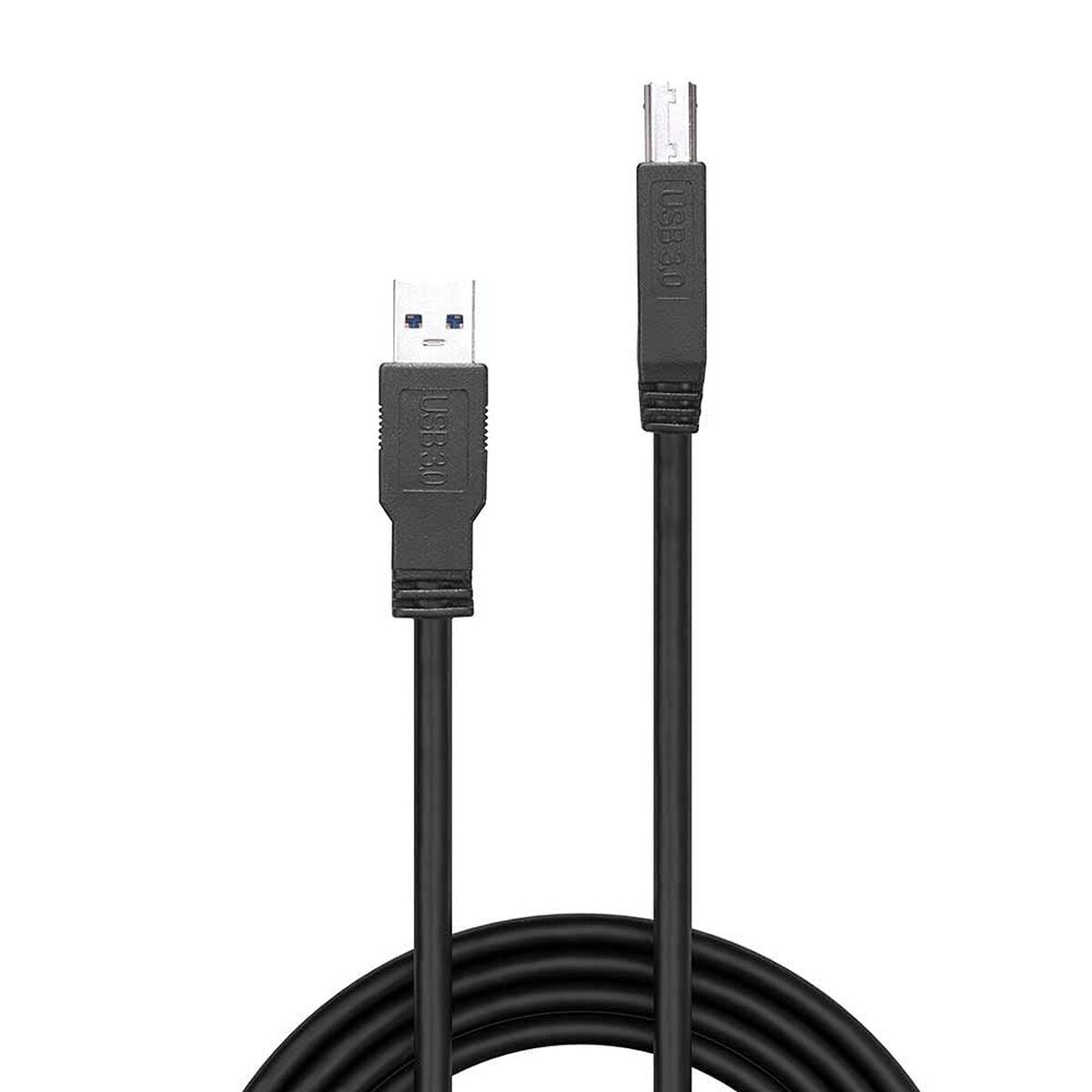 Cabo USB A para USB B LINDY 43098 10 m Preto - Conforama