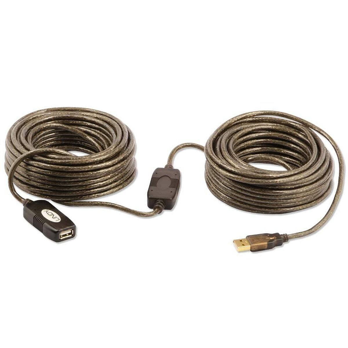 Cabo USB LINDY 42631 20 m Preto - Conforama