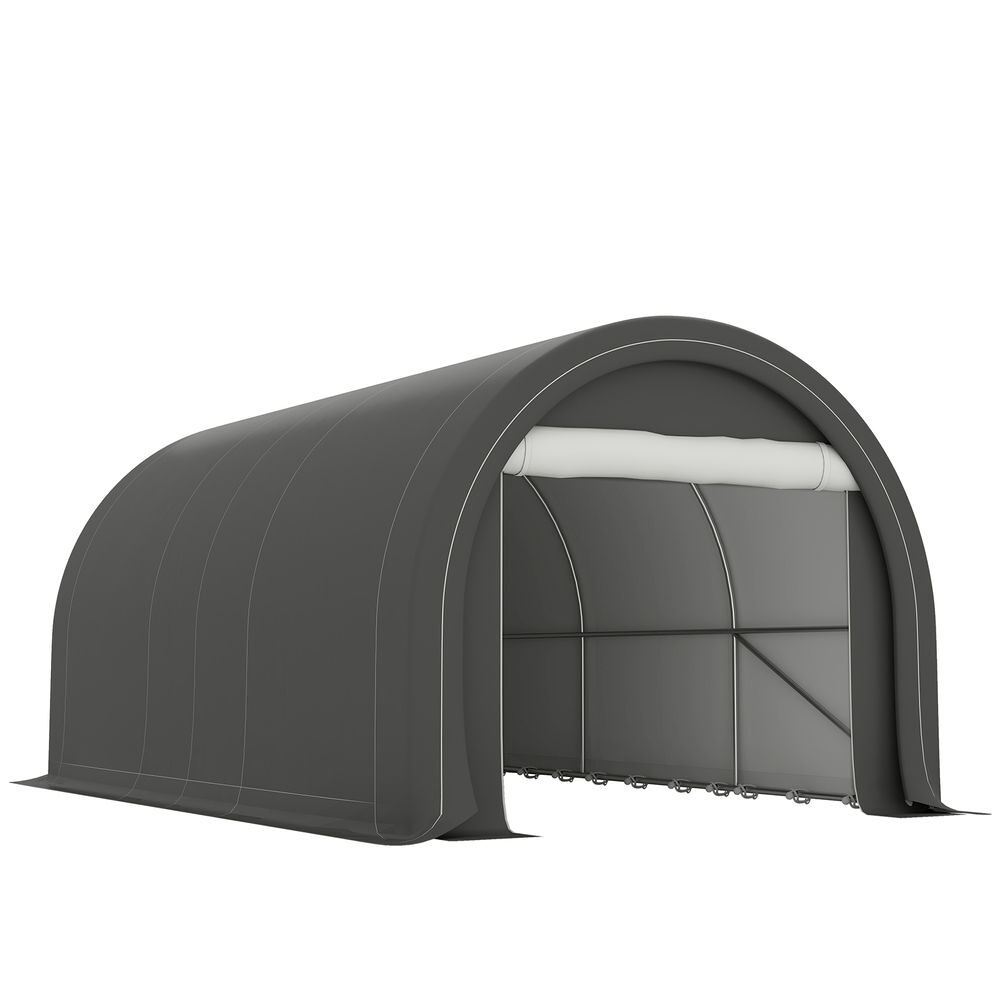 Outsunny Tenda Garagem Portátil 3x5 m Garagem Exterior para Carro ...